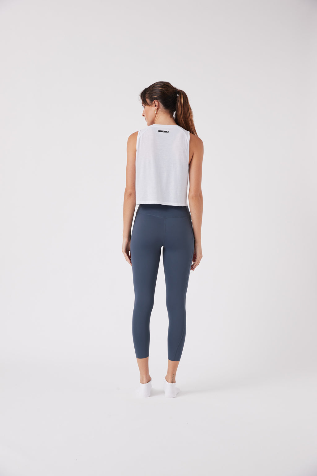 FS8 Merchandise Women's Oxy Cropped Tank - White – FS8 Wholesale AUS