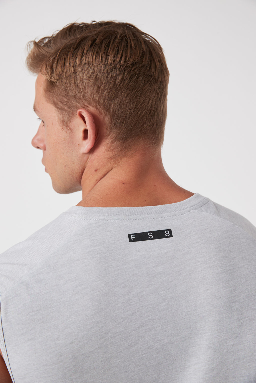 FS8 Merchandise Men's Oxy Muscle - White Marle – FS8 Wholesale AUS